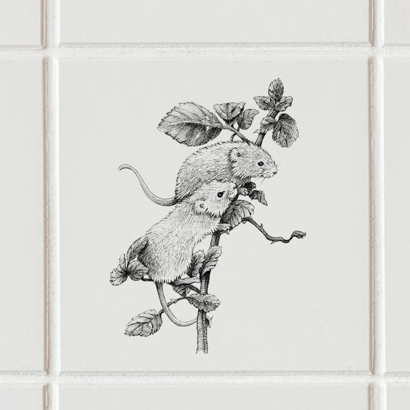 Sticker med mus | Tilføj en lille detalje af personlighed i dit hjem