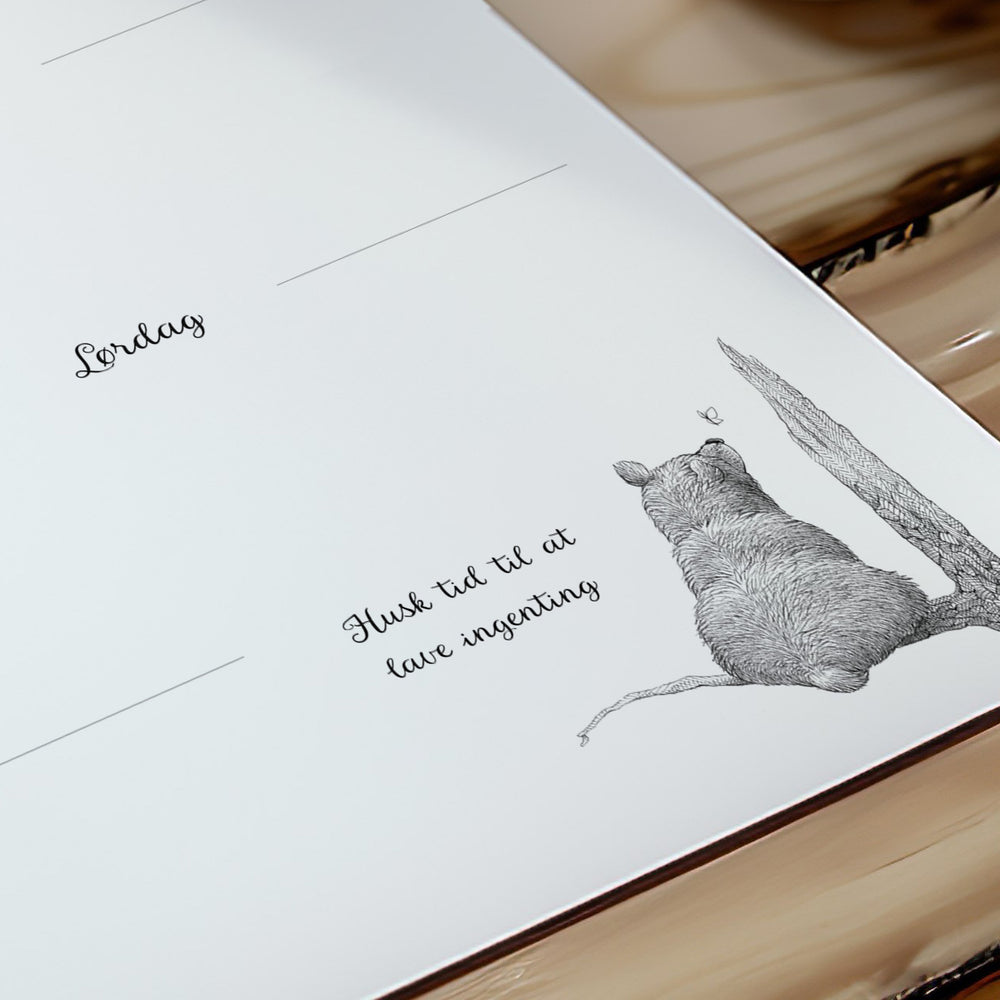 Ugeplan - print selv