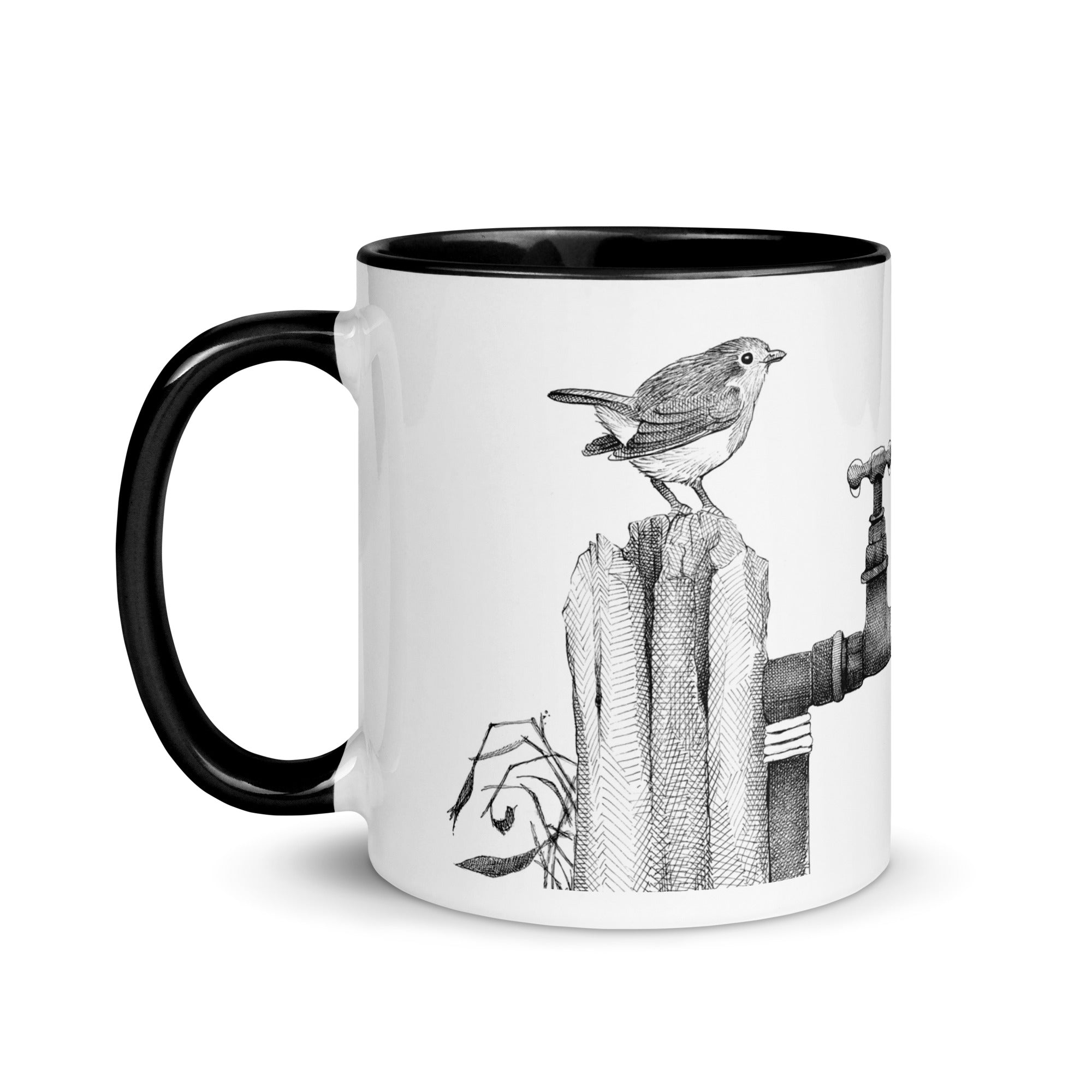 Krus med rødkælk - Håndtegnet illustration